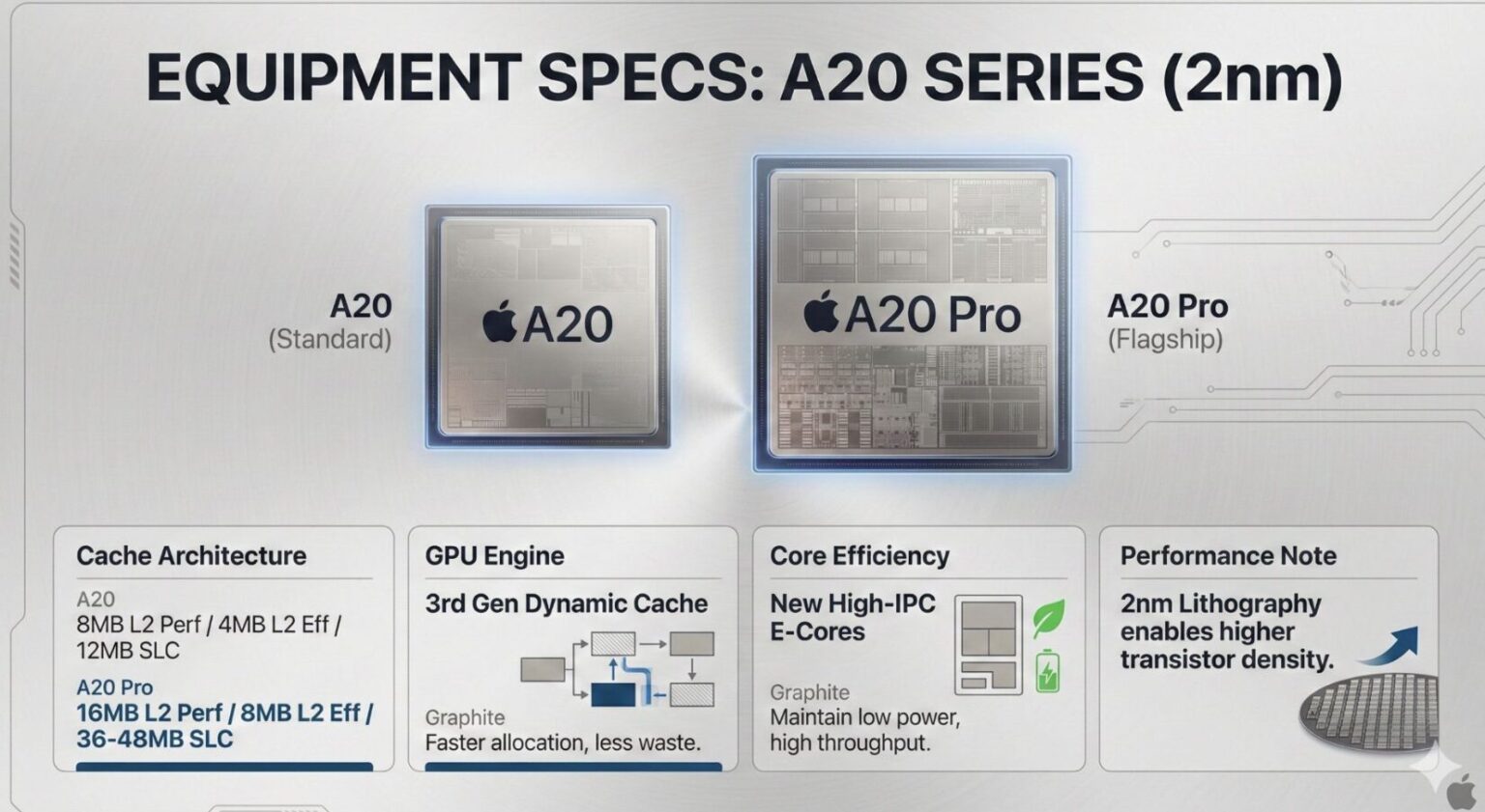 Apple初の2nmチップ「A20/A20 Pro」で何が変わる？ 2026年のiPhone 18シリーズを左右する次世代技術を総まとめ | スマホダイジェスト